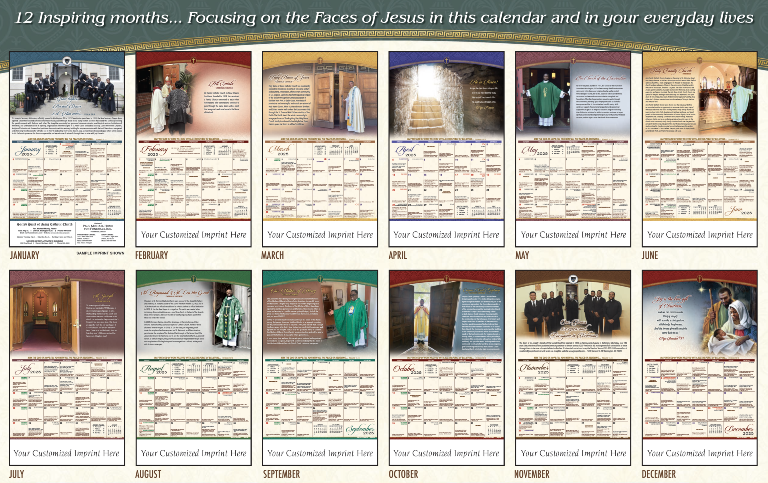 2025 Josephite Calendar - Josephite Pastoral Center