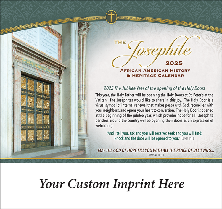 2025 Josephite Calendar - Josephite Pastoral Center